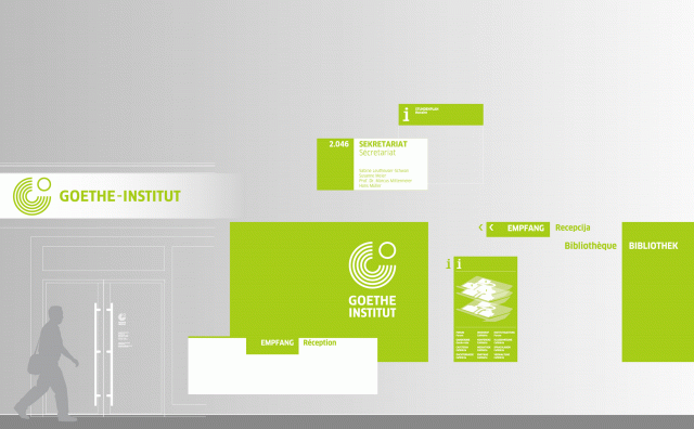 goethe-institut, visual identity
